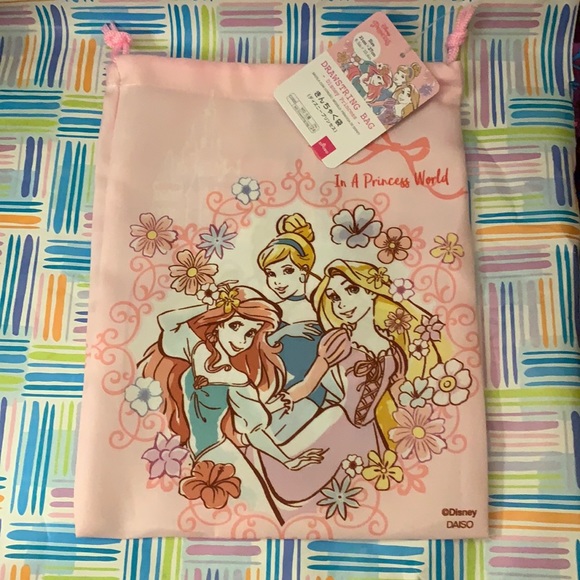 Disney | Bags | Disney Princess Drawstring Pouch | Poshmark
